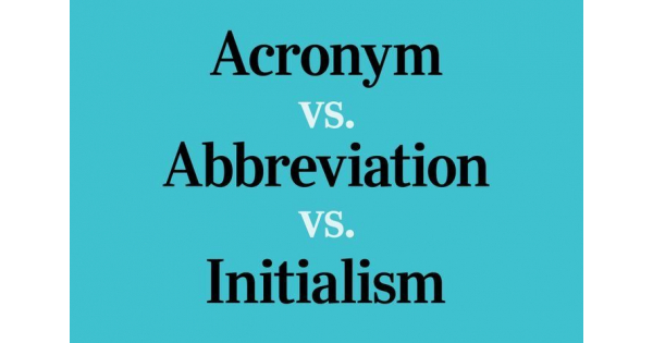 Acronym vs Abbreviation vs Initialism (အတိုကောက်စာကားလုံးတွေအကြား ကွာခ ...